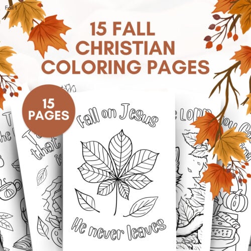 15 Fall /Autumn Sunday School Coloring Pages | Homeschool Printable ...