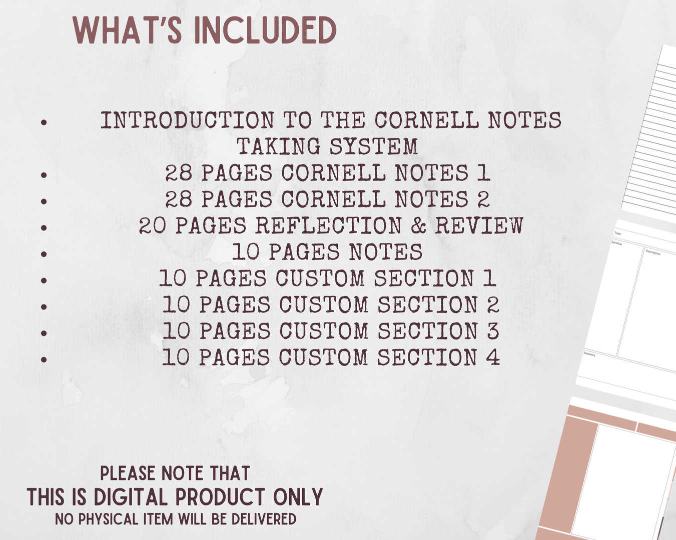 Cornell Notes Remarkable | Easy Editing on Canva | Cornell Notes For E ...