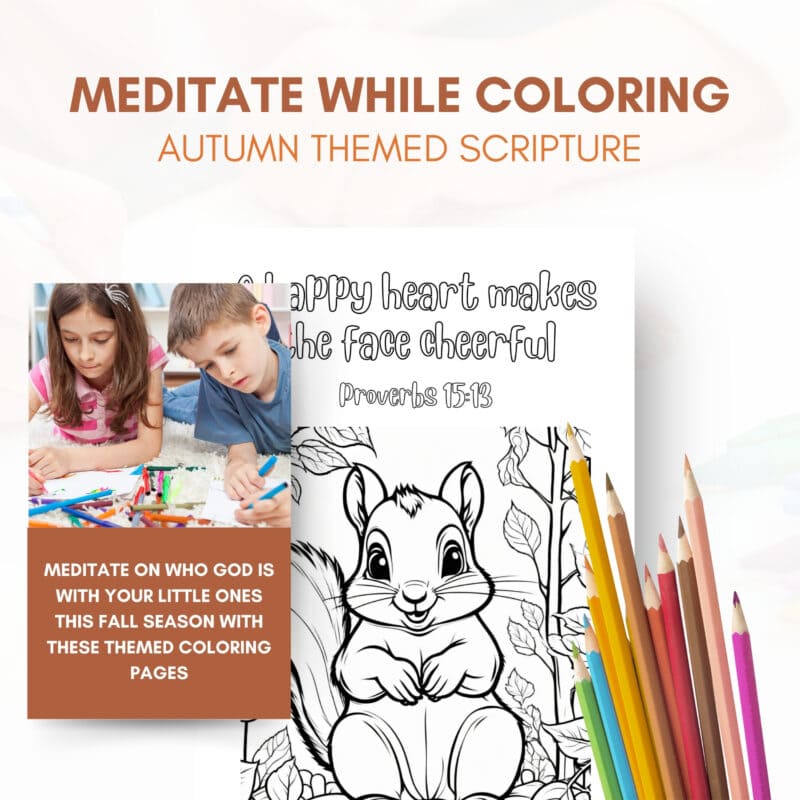 15 Fall /Autumn Sunday School Coloring Pages | Homeschool Printable ...