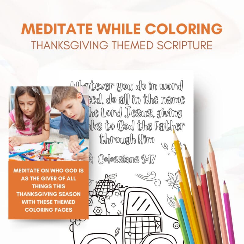 20 Thanksgiving Sunday School Coloring Pages | Christian Homeschool ...