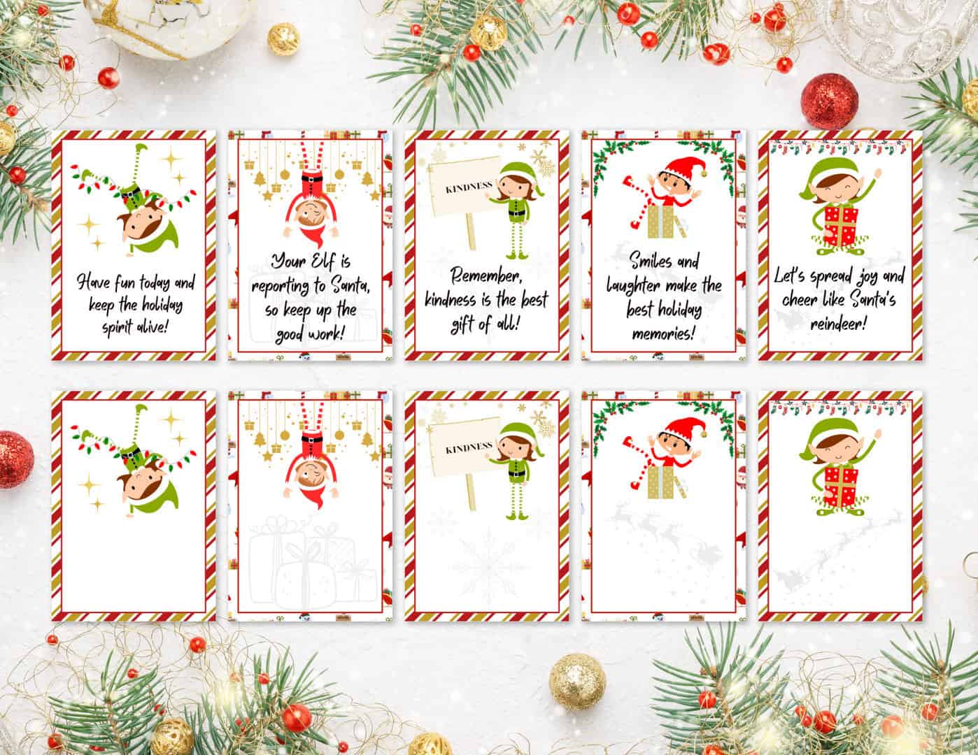 Christmas Elf Kit | Elf kit letters printable | Christmas Elf Lunchbox ...