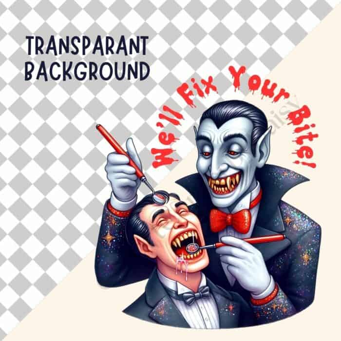 1 Vampire Dentist PNG Clipart Image - Temzli