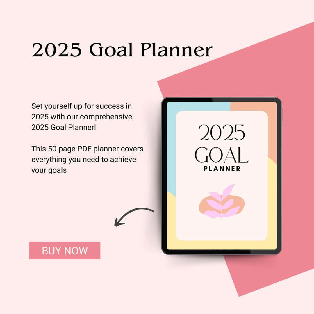 2025 Goal Planner: Your Guide to an Organized and Successful Year - Temzli