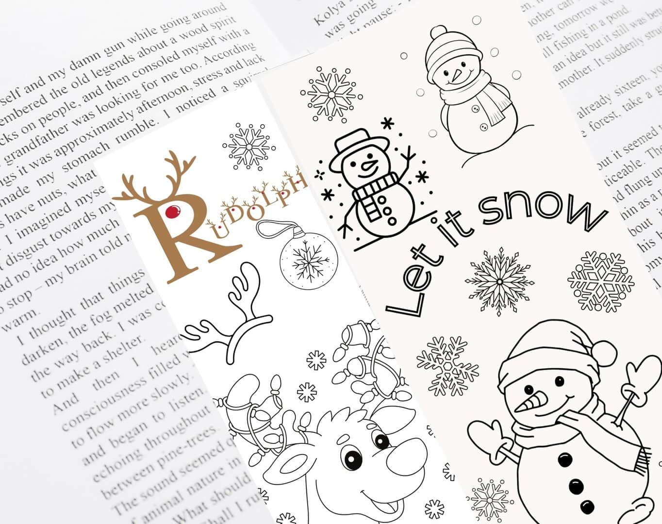 christmas bookmarks | christmas bookmarks to coloring | christmas ...