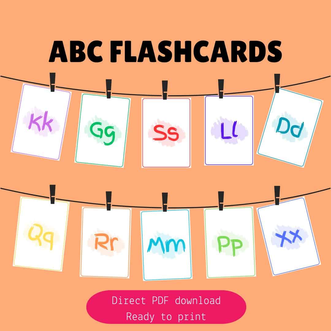 Printable Flashcards | Alphabet Flashcards | ABC. Flashcards | Flashcards for kids - Temzli