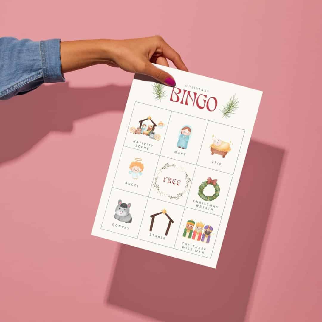 6 Nativity Bingo Cards, Catholic advent, catholic classroom, religious ...