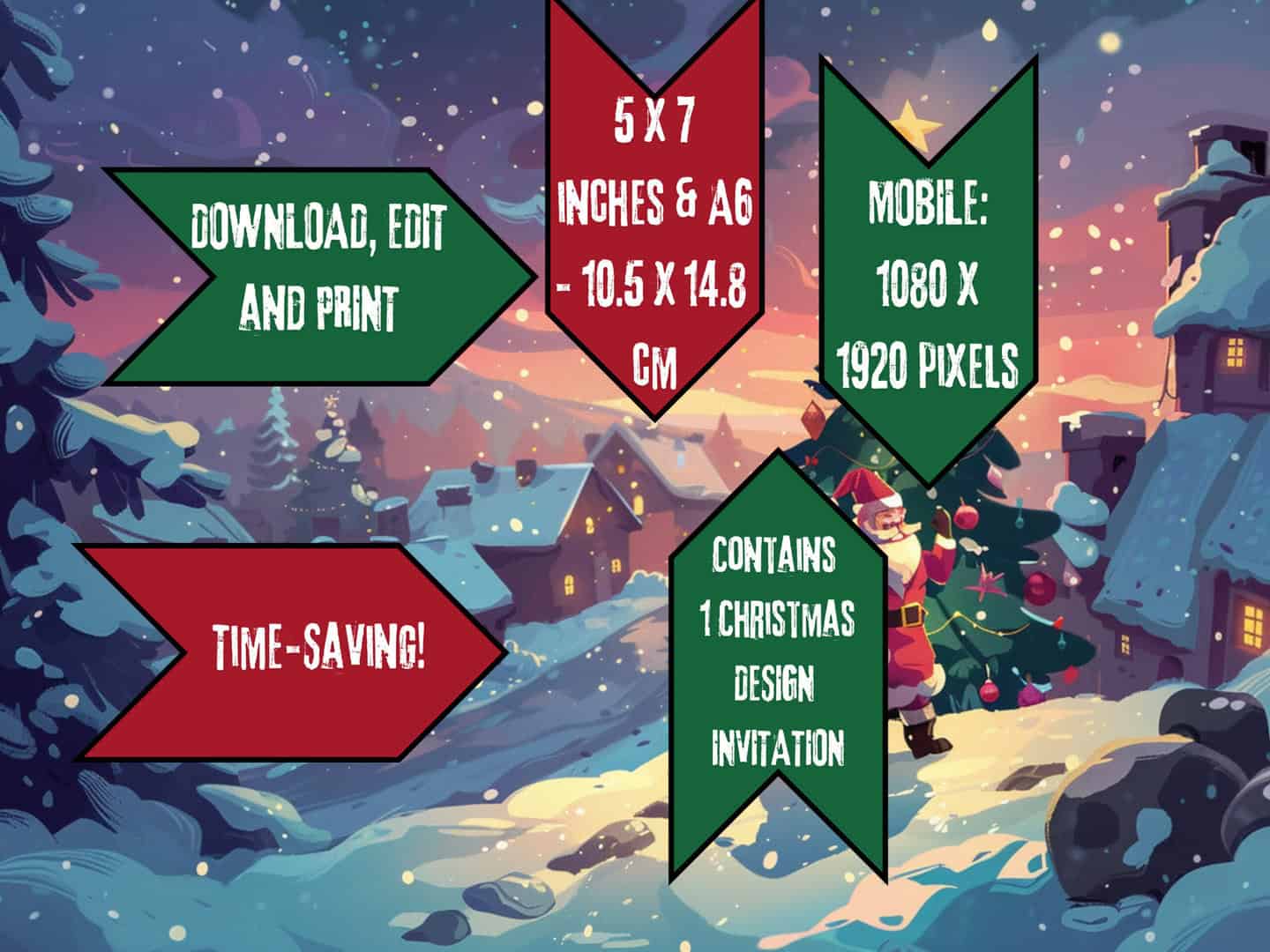 Christmas Pub Quiz Invitation | Christmas Cheer Design | Editable ...