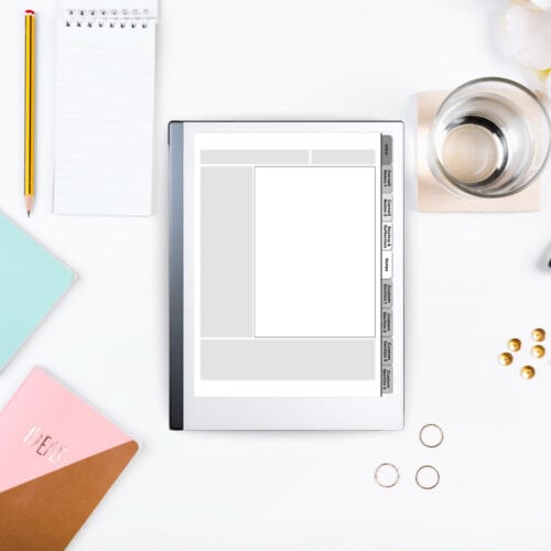 Cornell notes, reMarkable 2, Note taking, Note taking template, Cornell ...