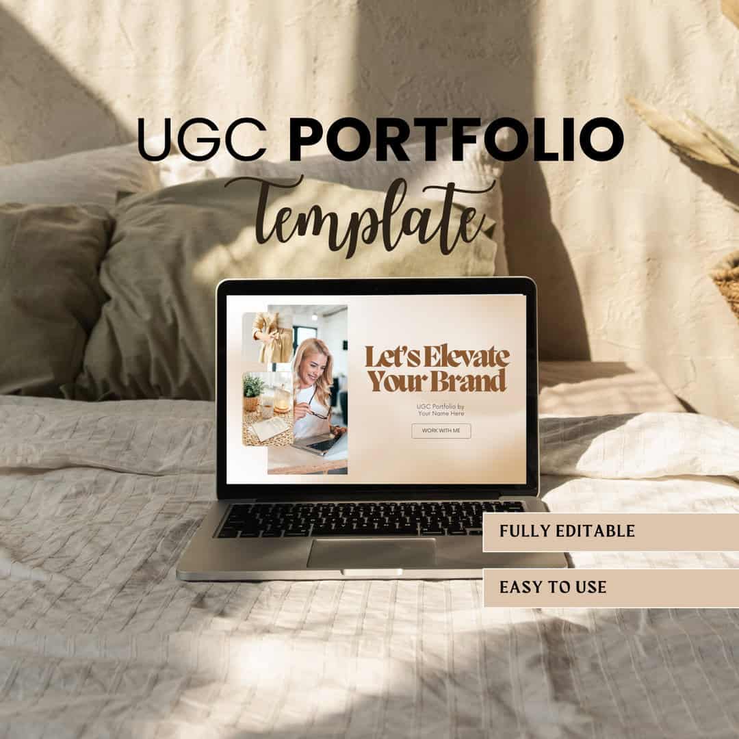 UGC Portfolio Template – The ultimate website for content creators ...