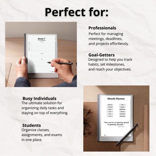 reMarkable digital planner 2025 | reMarkable planner | reMarkable ...