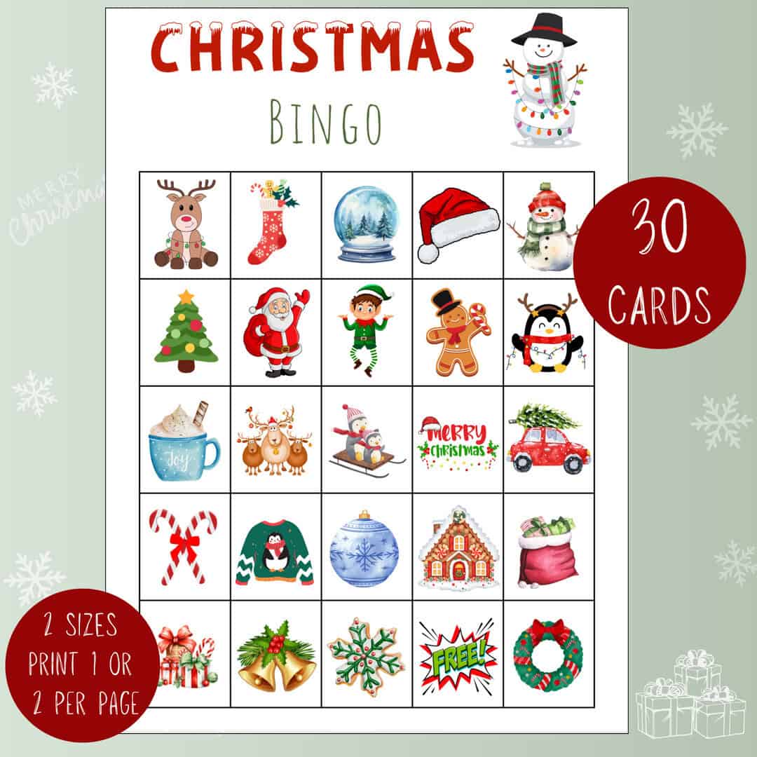 Christmas bingo - Temzli