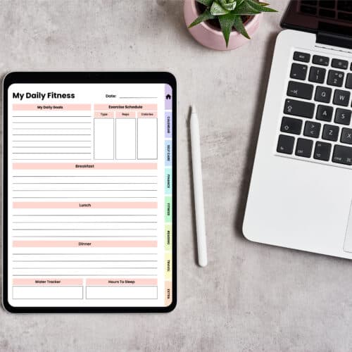 Digital Life Planner Template for reMarkable 1 & 2- Interactive planner ...