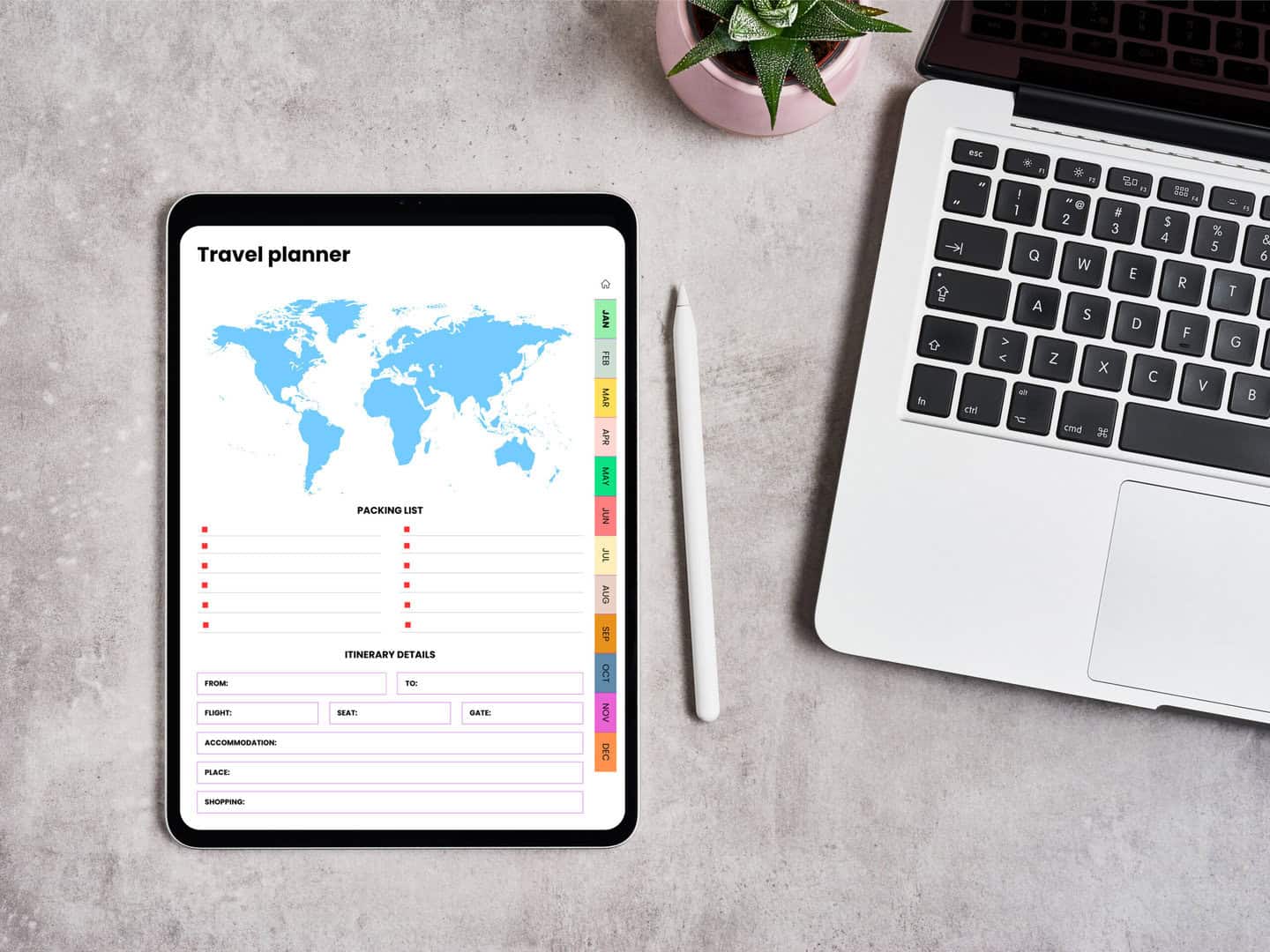 Digital Life Planner – Interactive Hyperlinked PDF for reMarkable Paper ...