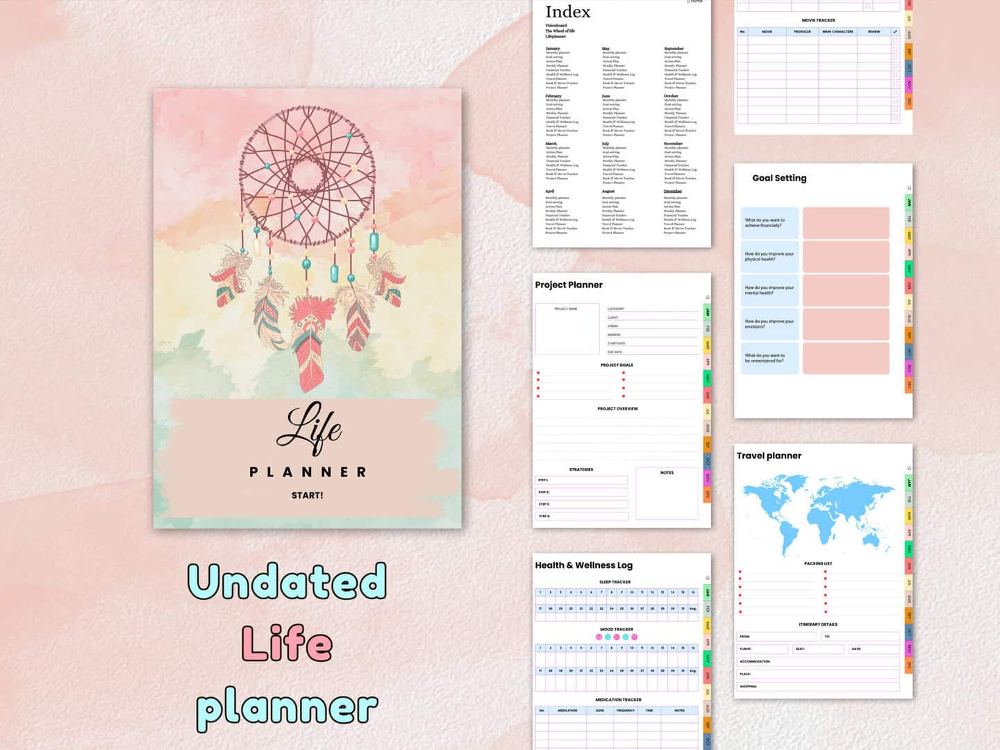Digital Life Planner – Interactive Hyperlinked PDF for reMarkable Paper ...