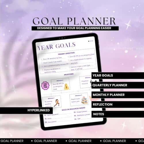 2025 Vision Board Planner - Temzli