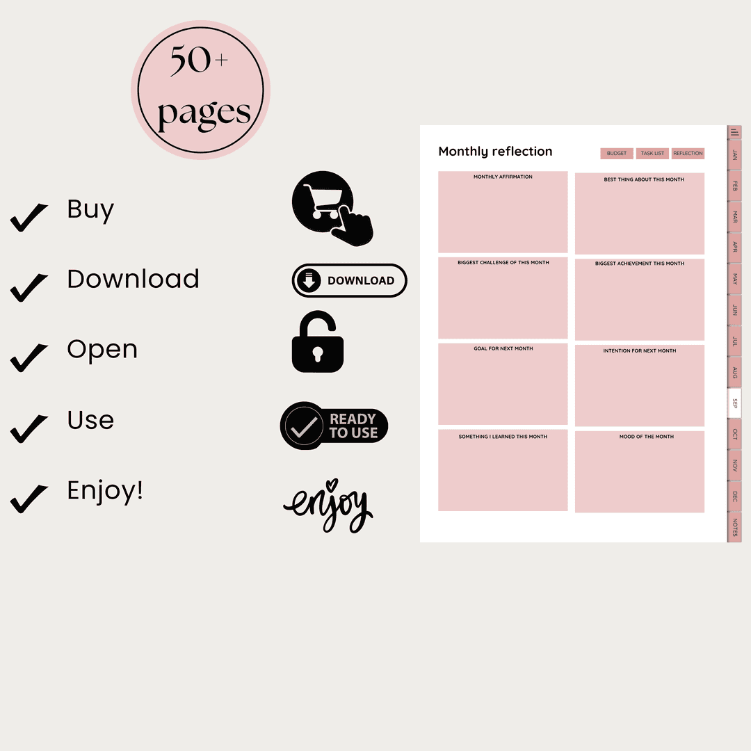 Daily planner | Goodnotes planner | Monthly Planner | Samsung notes ...