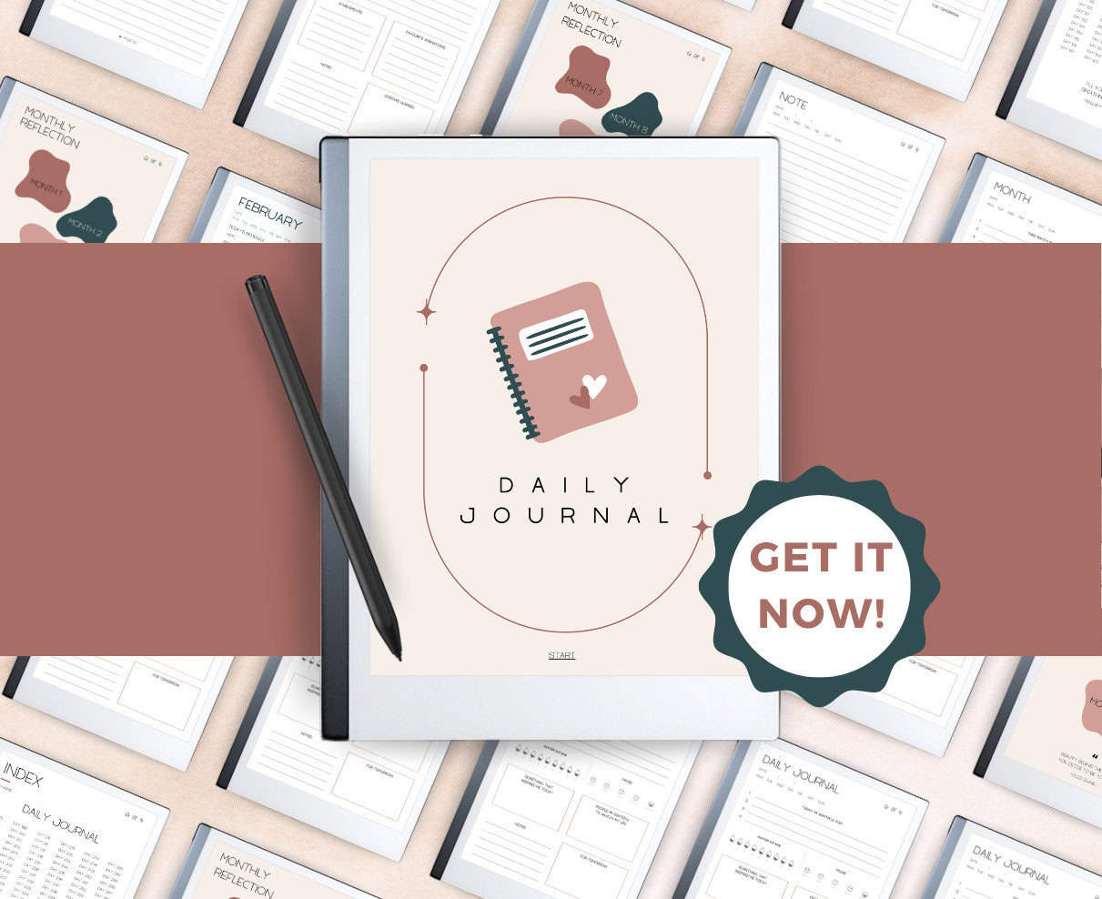 Daily Journal for ReMarkable 1, 2, and Paper pro - Temzli