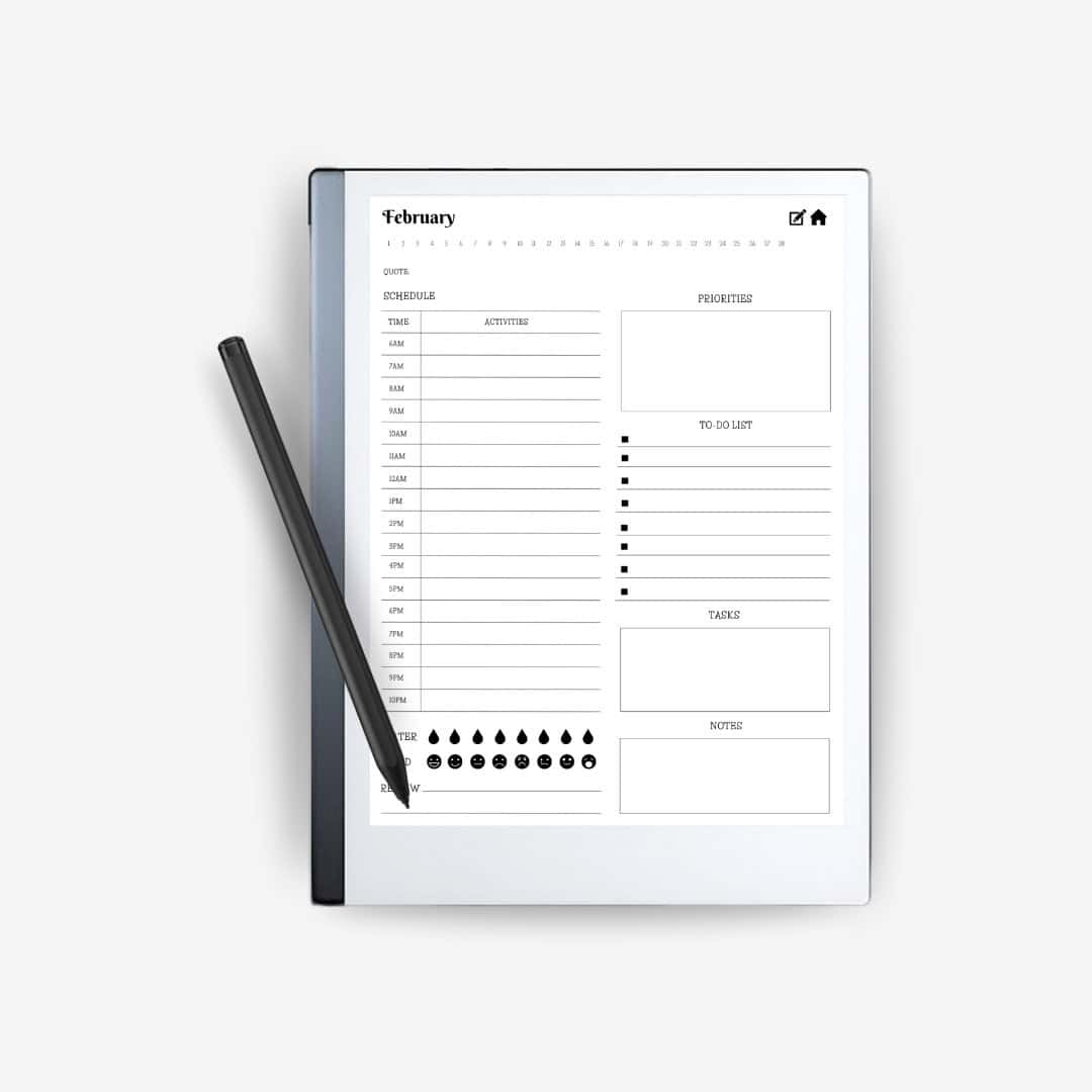 Quarter 1 planner | Remarkable planner| Hyperlinked planner | Quarterly ...
