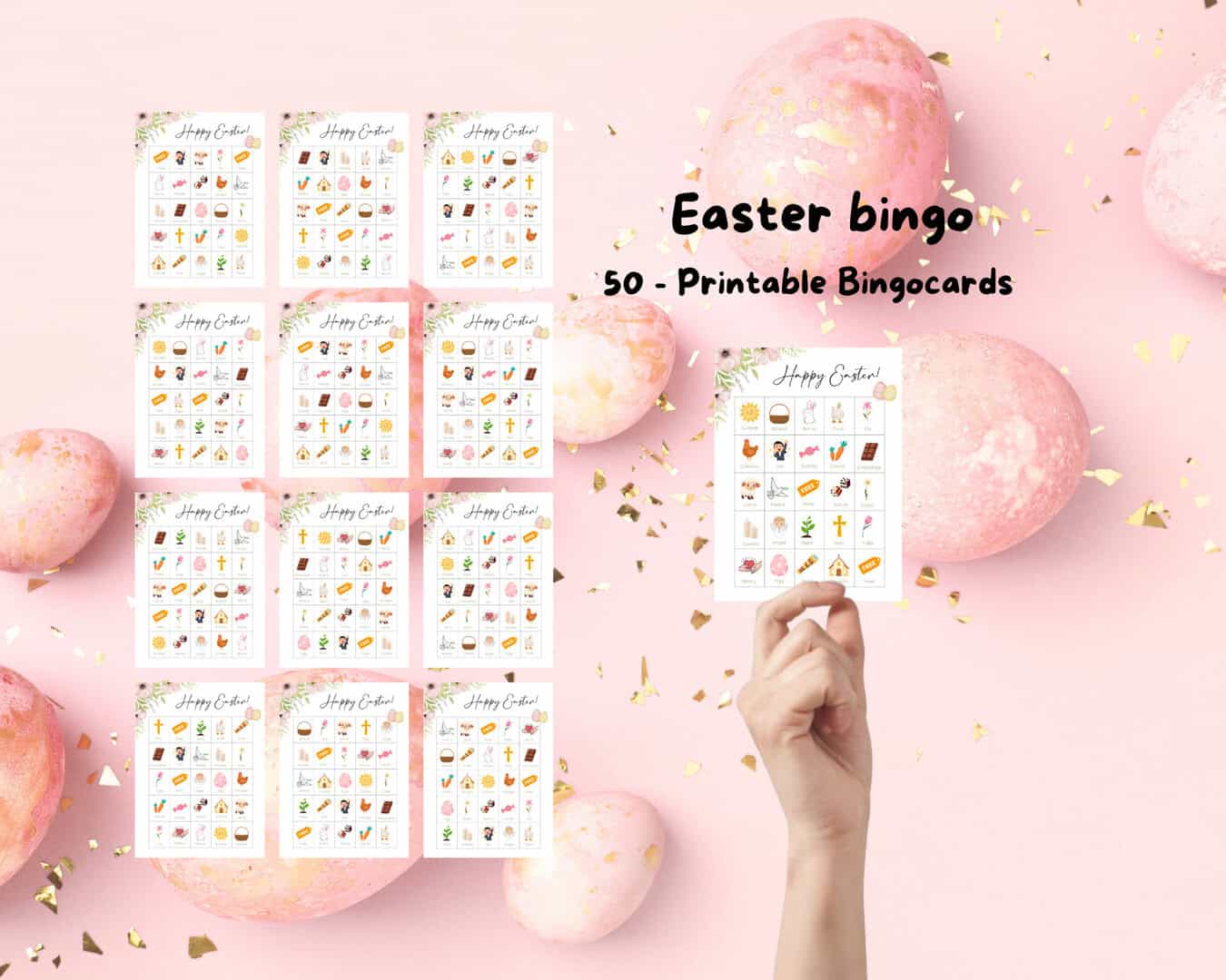 Printable Easter Bingo for Kids – Fun Family Game for Easter Parties ...