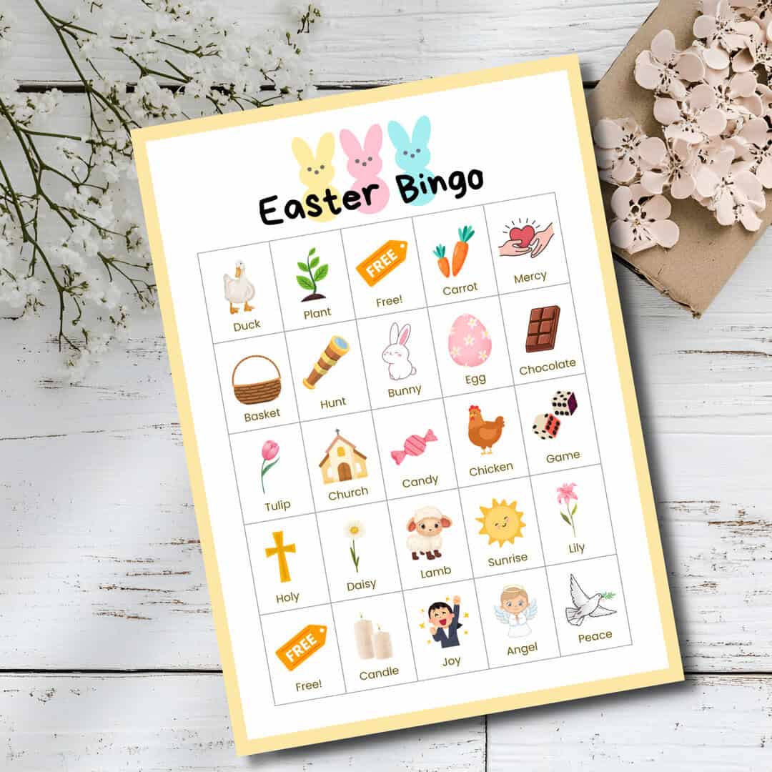 Printable Easter Bingo Game – Fun & Easy Easter Activity for Kids ...