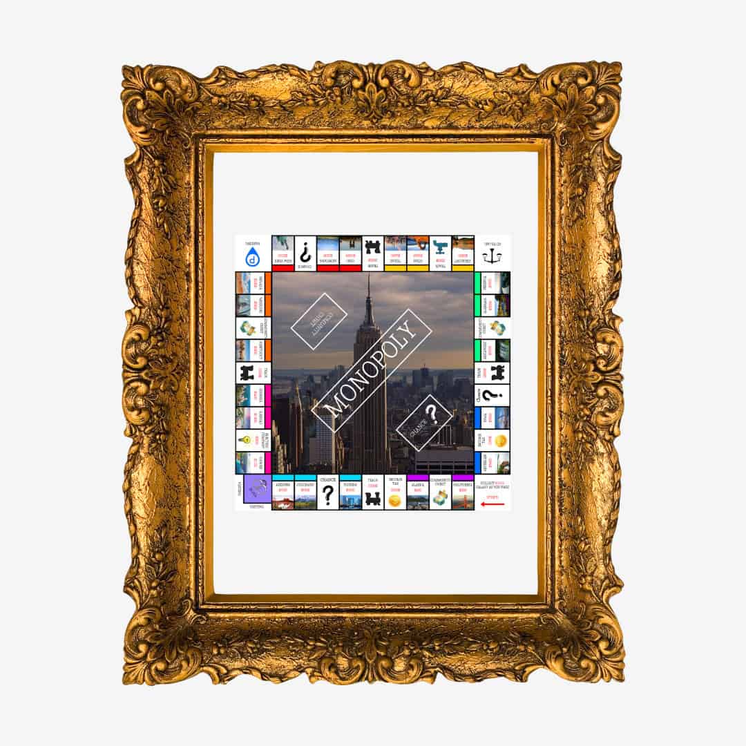 Monopoly template | Monopoly | Board game | Monopoly board | Template | Monopoly game ...