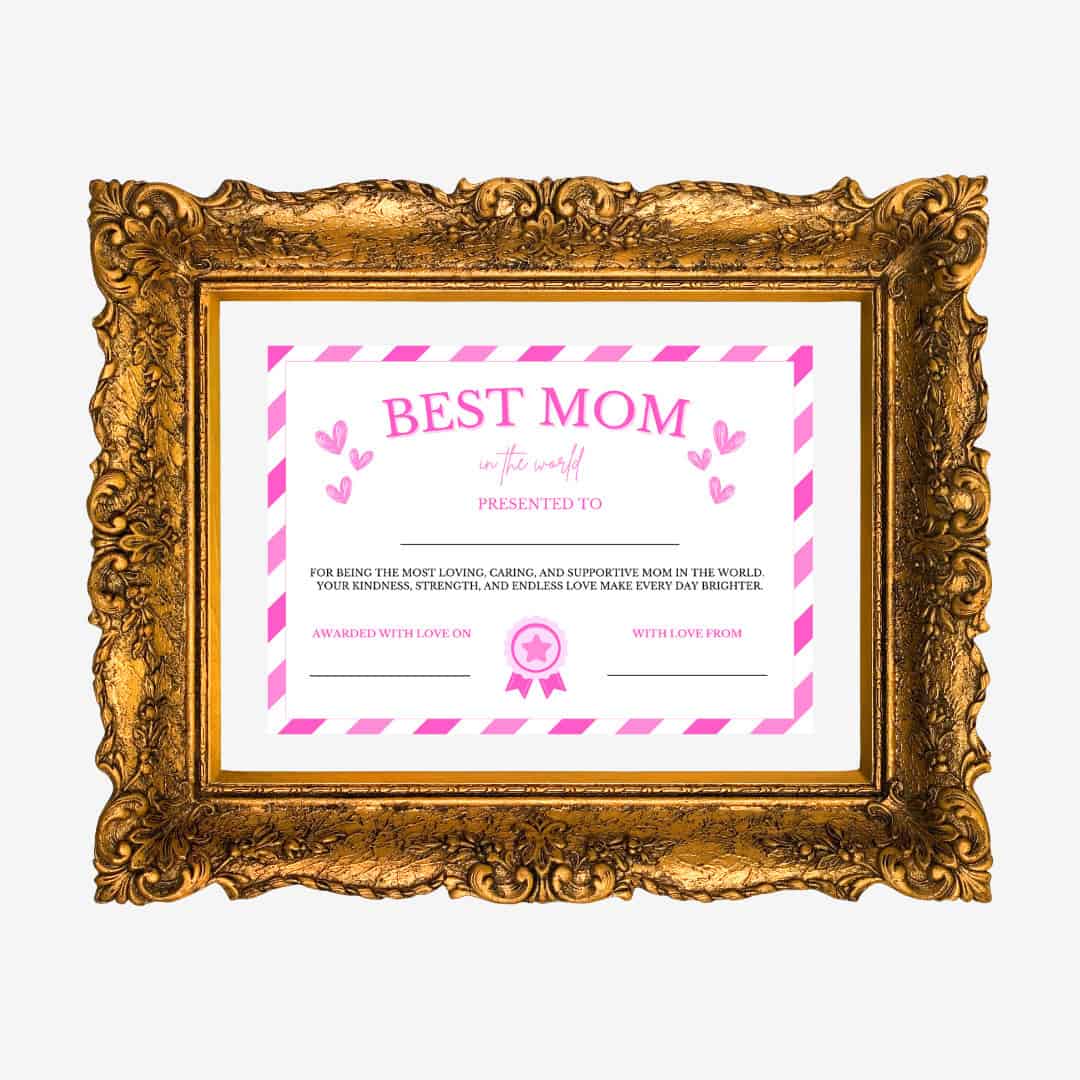 Best mom award | Gift for mom | Mothers day gift | Mom award | Mothers ...