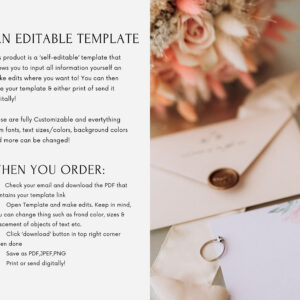 Customizable Bar Menu – Editable Canva Template for Weddings, Parties ...