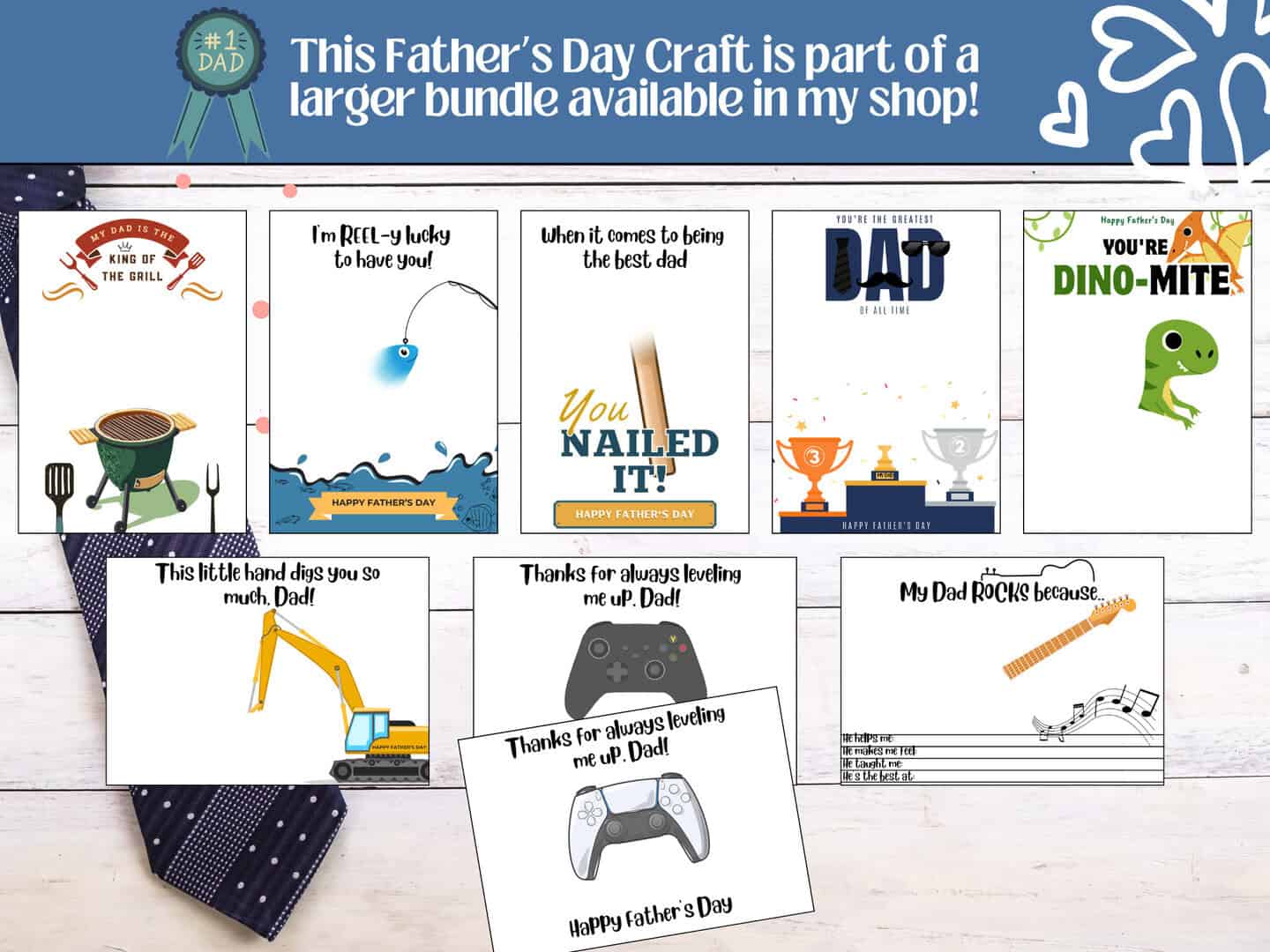 Father's Day BBQ Handprint Craft for Kids, Printable Grill-Themed ...