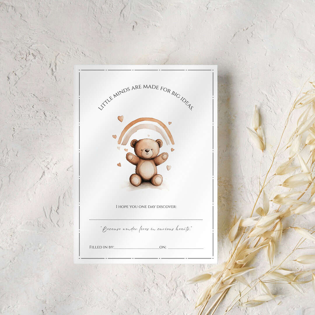 Wishes for Baby • Printable Baby Shower Cards • Set of 10 Keepsake Wish ...