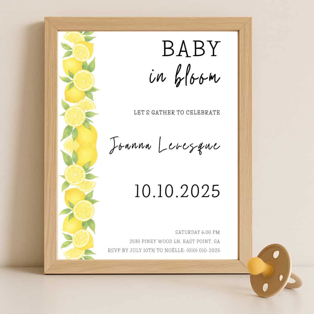 Baby shower invitation | Baby shower | Baby shower invite | Baby shower ...