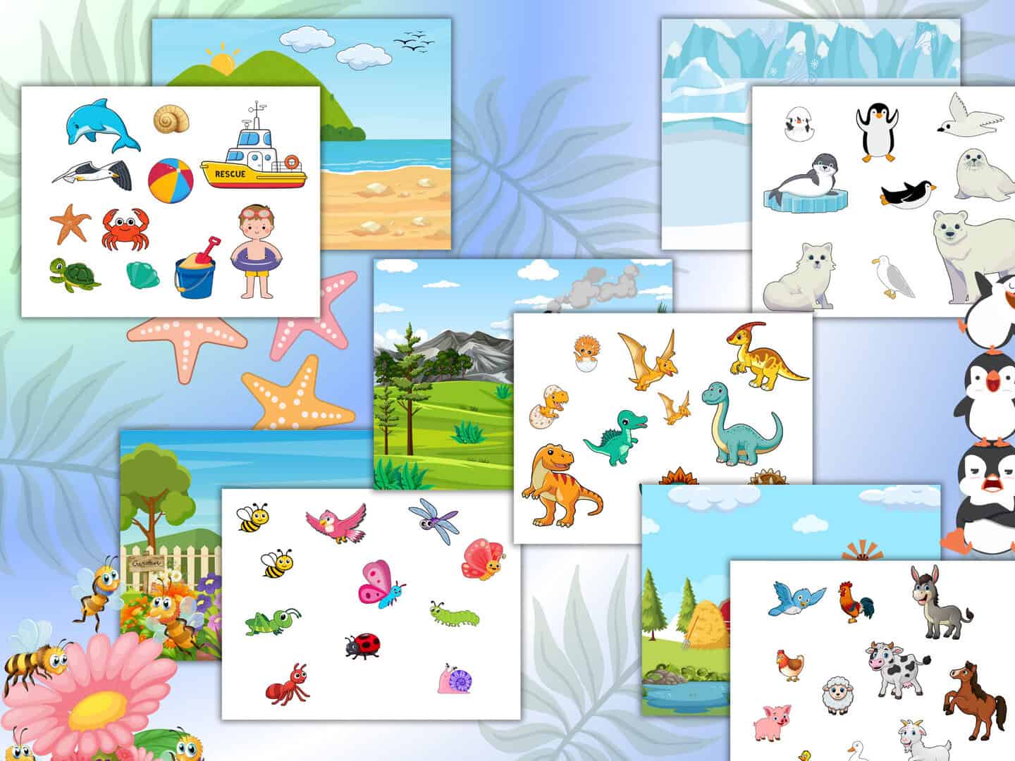 Interactive Scenery Kit Printable - Kids Pretend Play Activity, DIY ...