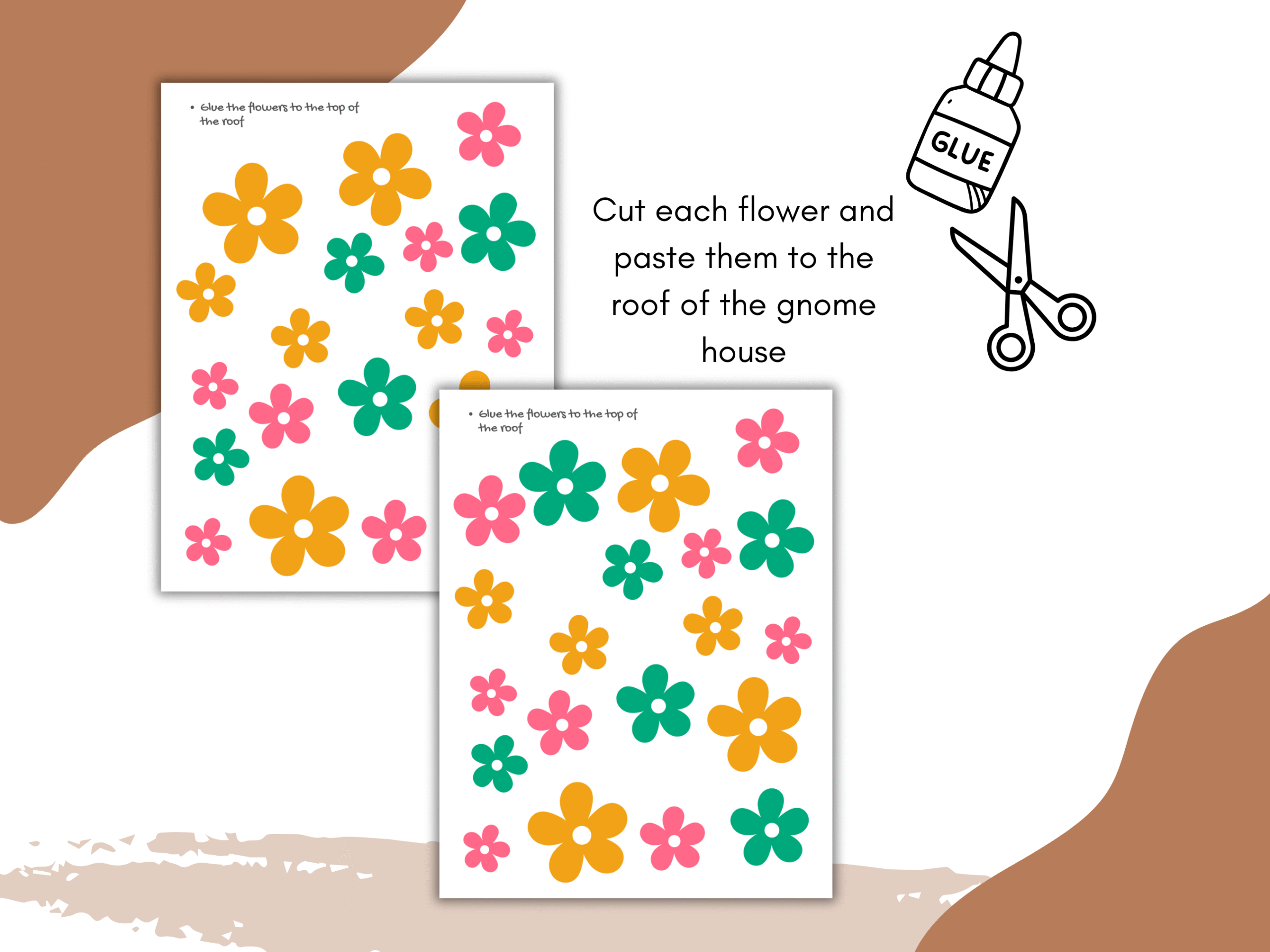 Printable Gnome Home Kids Craft - Build a Paper Gnome House - DIY Fairy ...